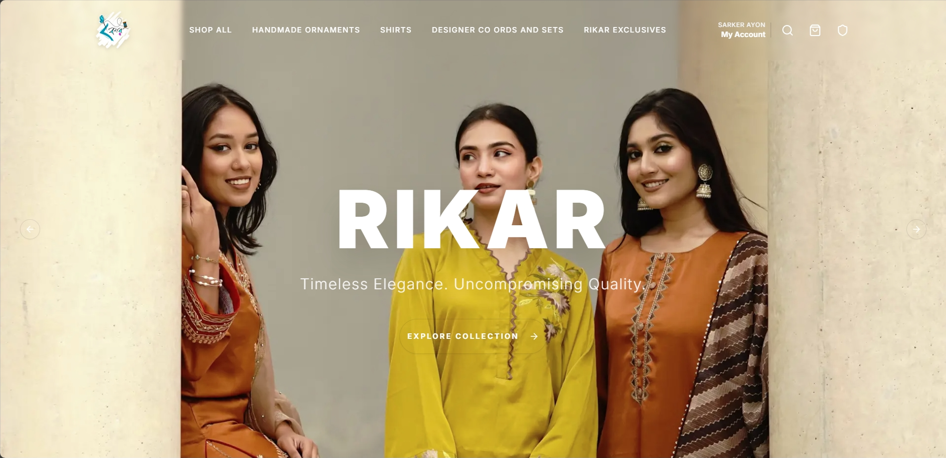 Rikar | Premium Boutique Store